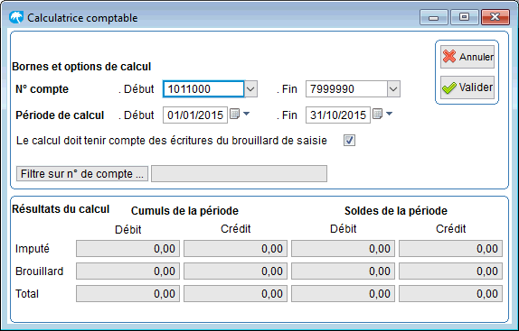 La calculatrice comptable