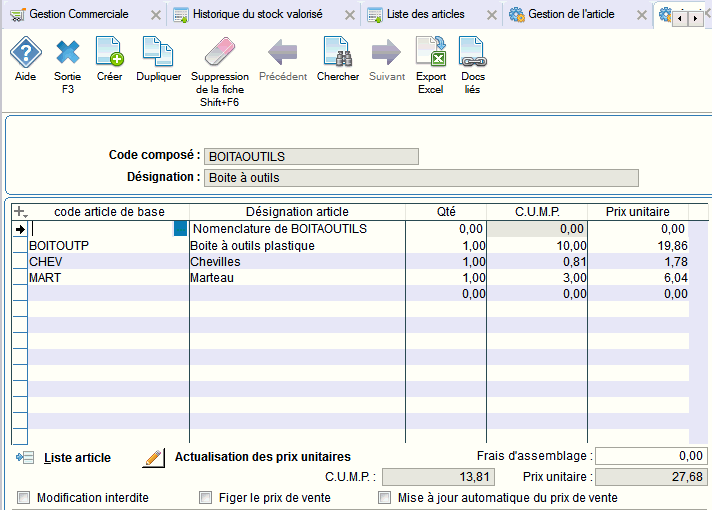 Gestion commerciale