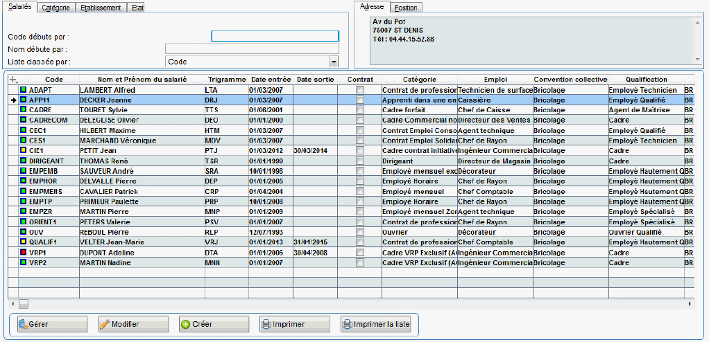 Gestion des organismes sociaux - Contrats